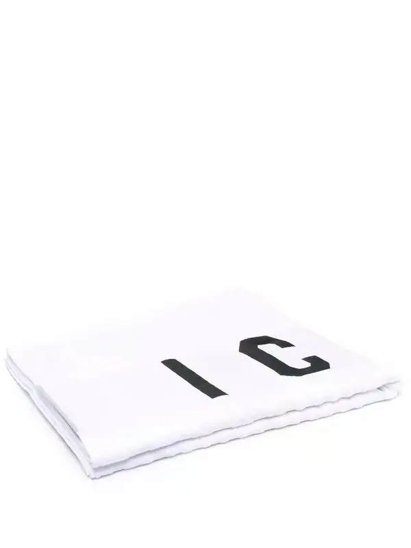 Dsquared2 Be Icon Beach Towel - White