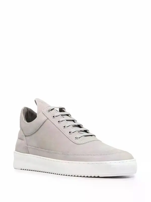 Filling Pieces Leather High-top Sneakers - Grey