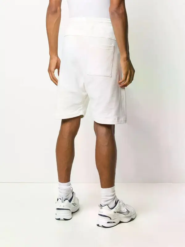 THROWBACK. Logo Embroidered Track Shorts