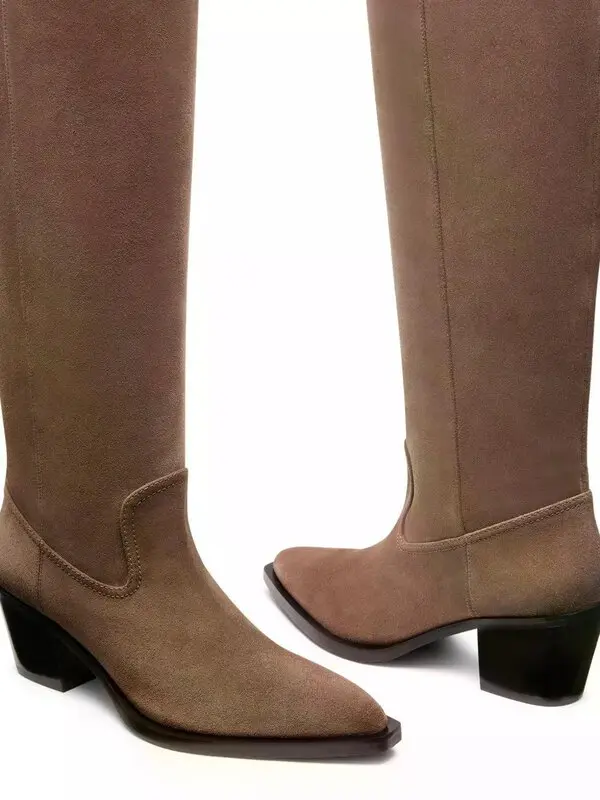 STUART WEITZMAN 64mm Tate Boots - Brown