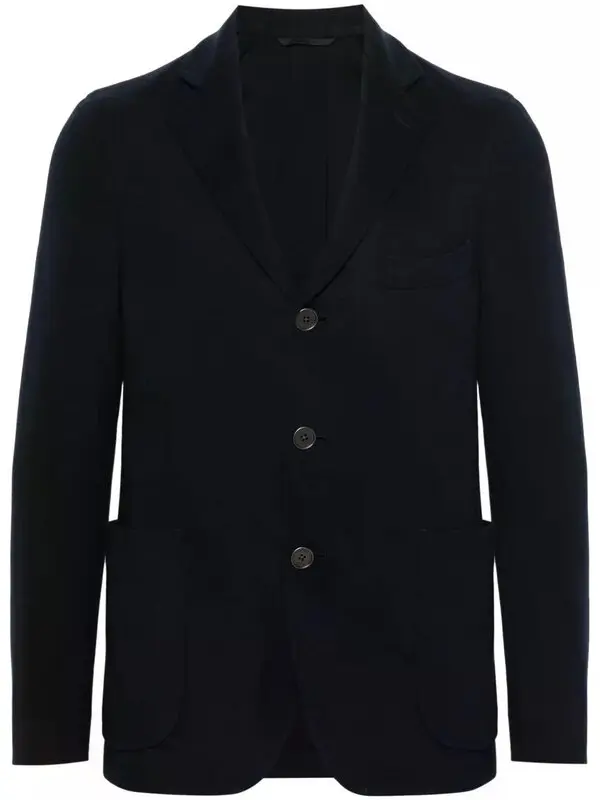 Peserico Single-breasted Cotton Blazer