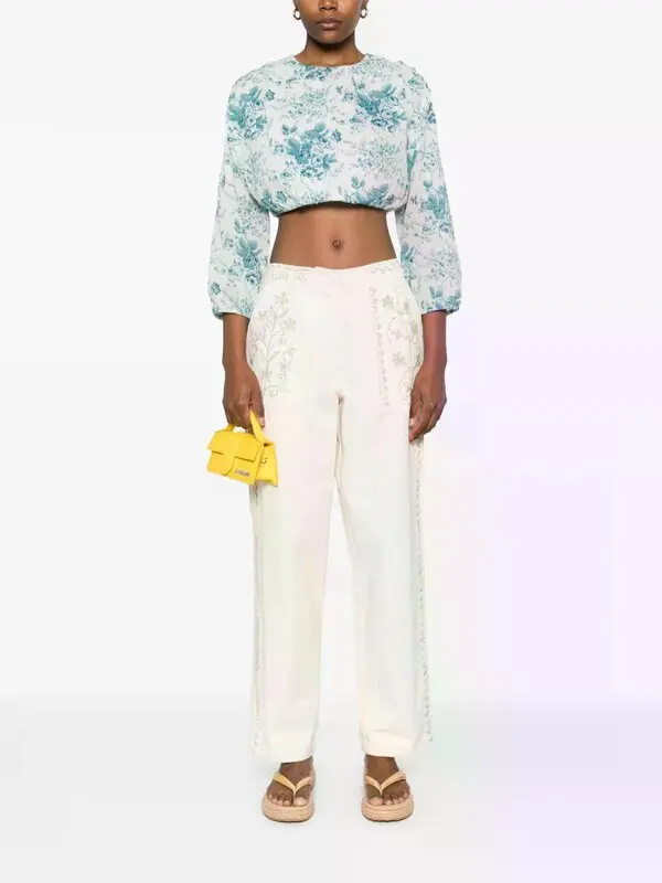 Antik Batik Cinz Cropped Top