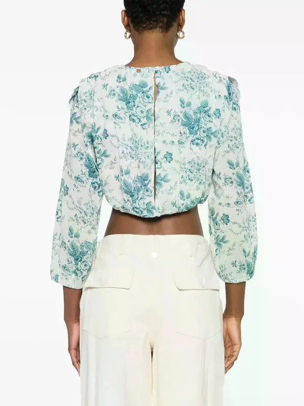 Antik Batik Cinz Cropped Top