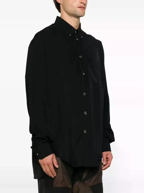 MUGLER Piercing-detail Shirt