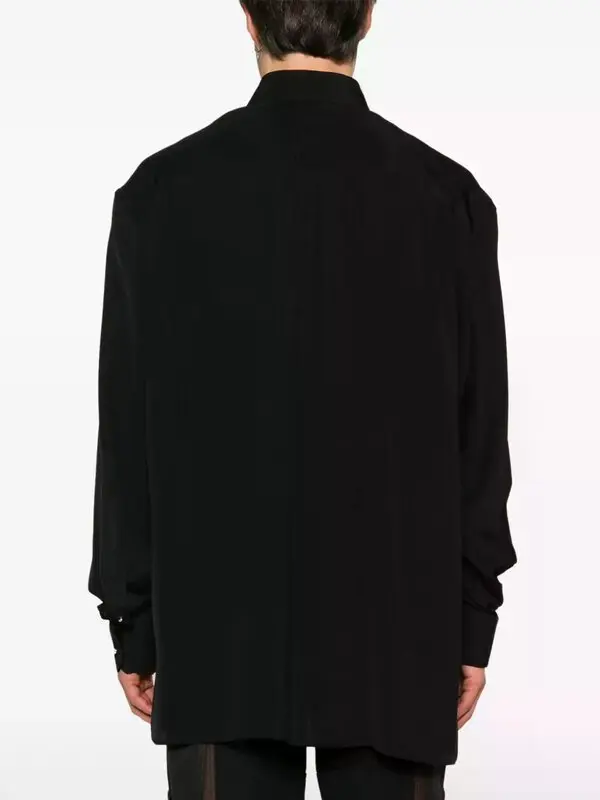 MUGLER Piercing-detail Shirt