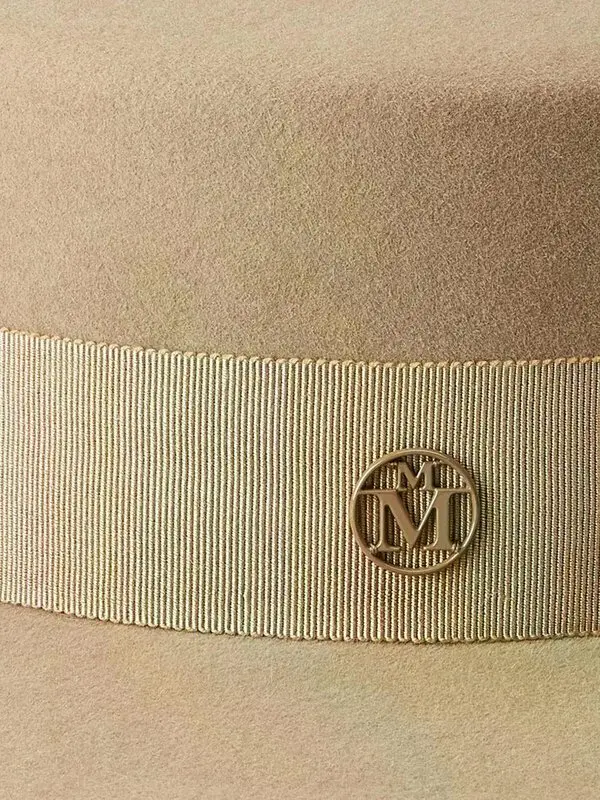 MAISON MICHEL Kiki Felt Canotier Hat