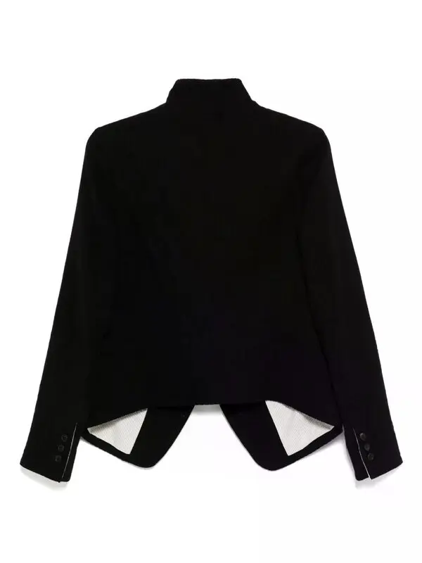 FORME D'EXPRESSION Stand-up Collar Jacket - Black