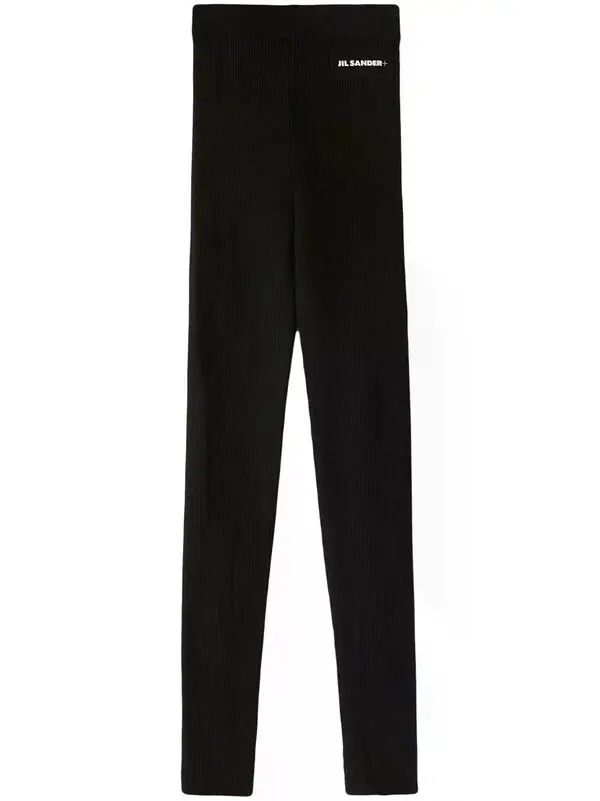JIL SANDER Logo-print High-waist Leggings