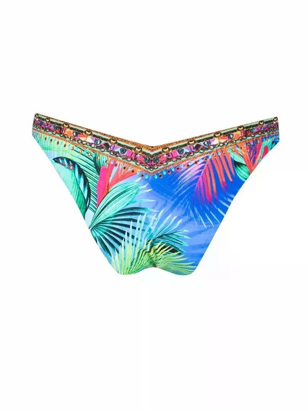 Camilla Whats Your Vice-print Bikini Bottoms
