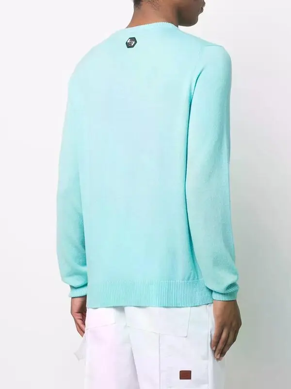 Philipp Plein Skull Print Crewneck Sweater