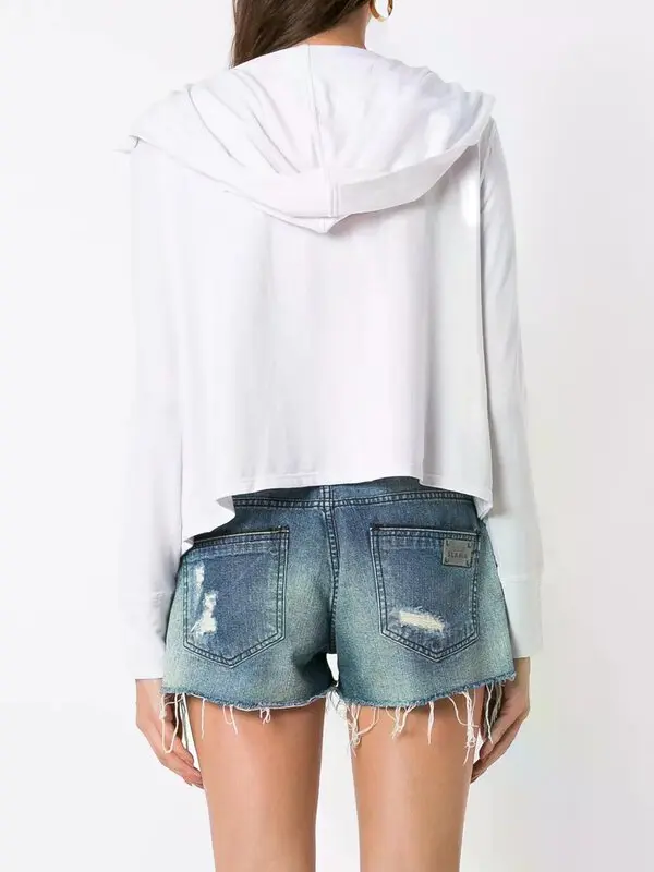 AMIR SLAMA Hooded Open-front Cardigan