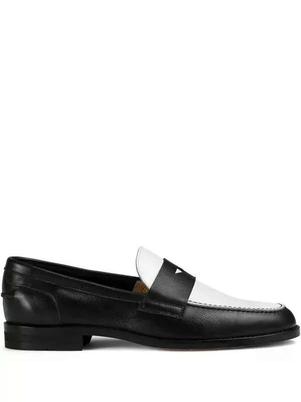 DOUCAL'S Leather Loafers - Black