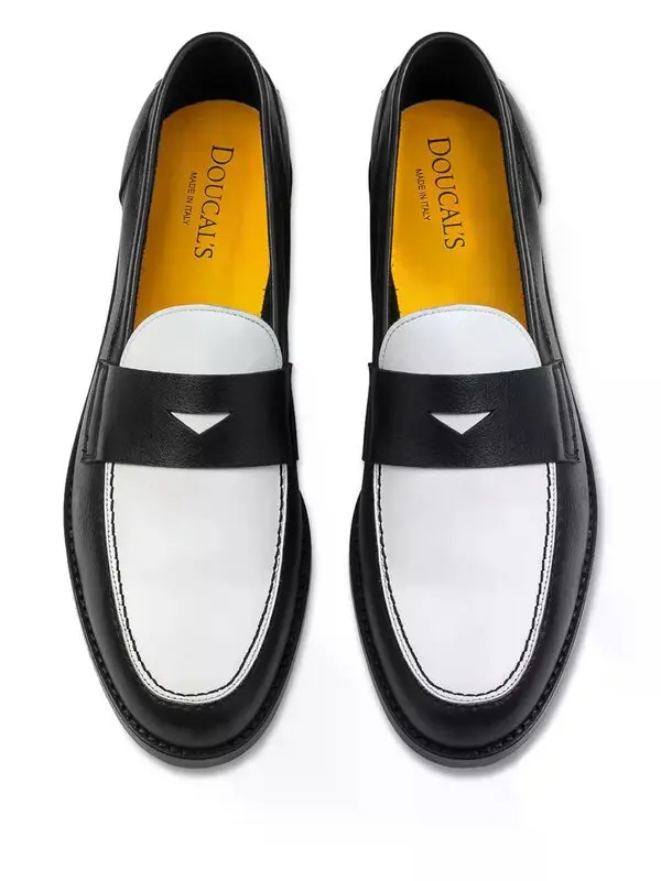 DOUCAL'S Leather Loafers - Black