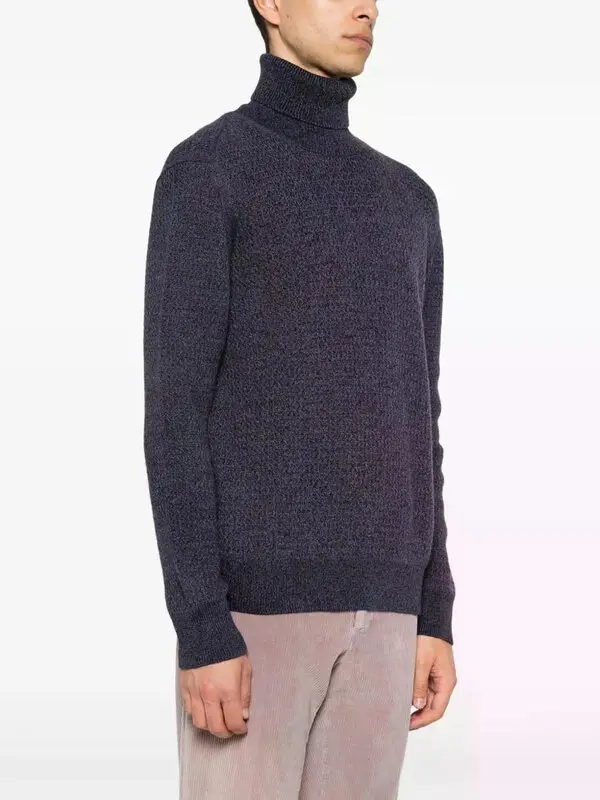 D4.0 Virgin Wool Roll Neck Sweater