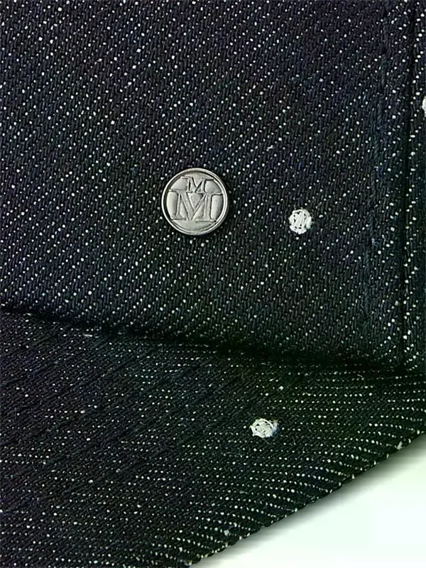 MAISON MICHEL Tiger Denim Cap