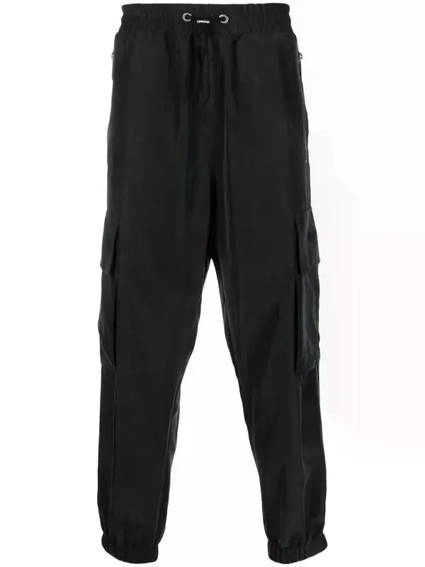 Balmain Embossed-logo Modal-blend Cargo Pants
