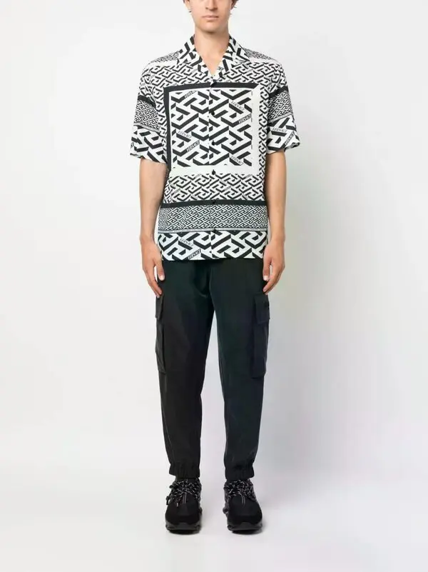 Balmain Embossed-logo Modal-blend Cargo Pants