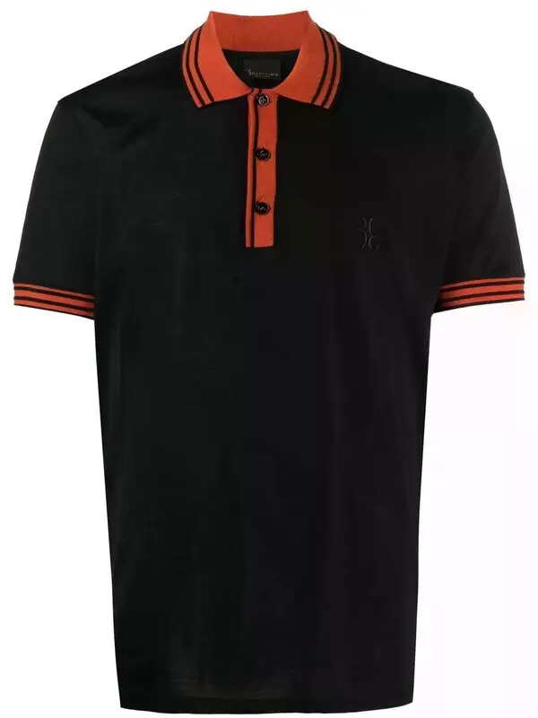 BILLIONAIRE Logo-embroidered Cotton Polo Shirt