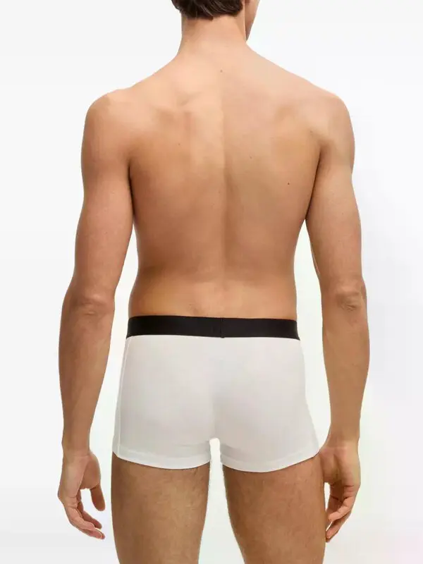 BOSS Logo-waistband Boxers - White