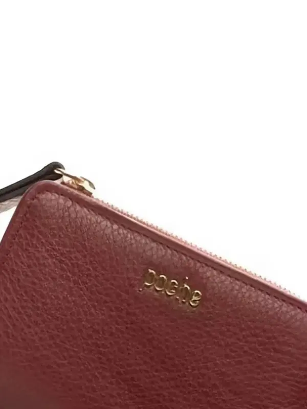 POCHE PARIS Leather Wallet - Red