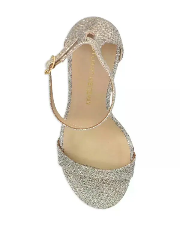 STUART WEITZMAN 100mm Nudist Embellished Stiletto Sandals
