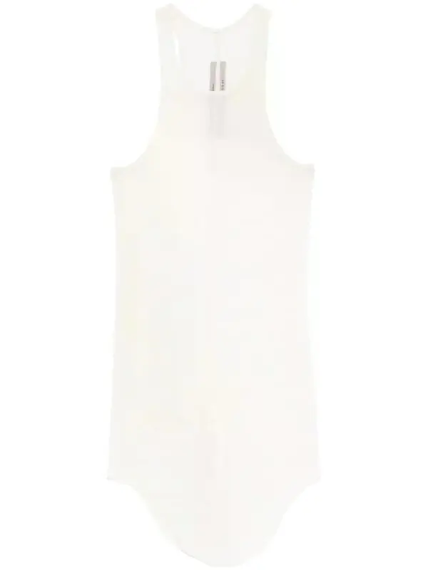 Rick Owens Fine-ribbed Tank Top - Neutrals