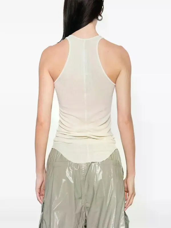 Rick Owens Fine-ribbed Tank Top - Neutrals