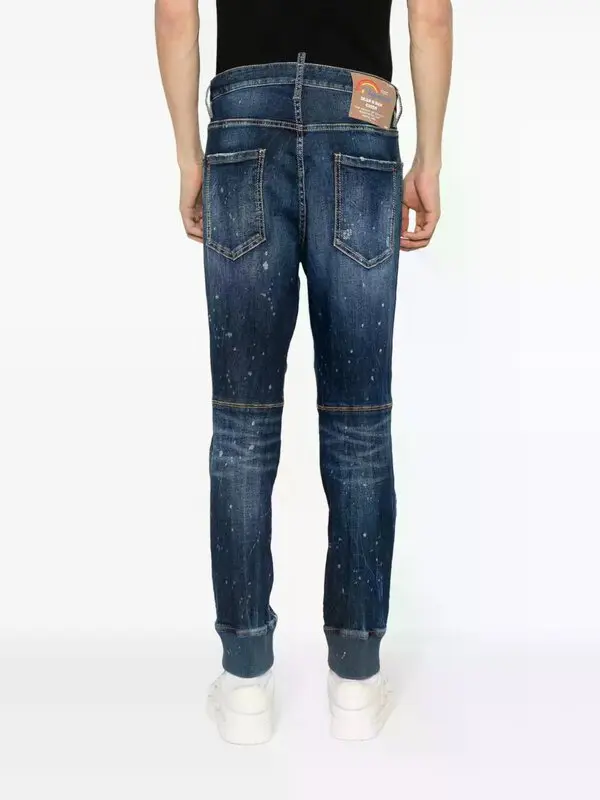 Dsquared2 Distressed Slim-fit Track Jeans