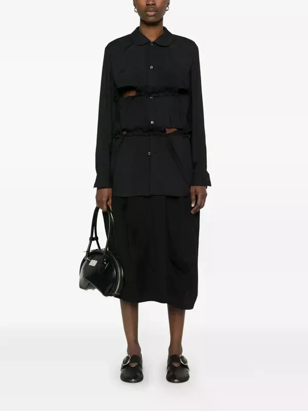 Comme Des Garçons Ruffle-trim Shirt