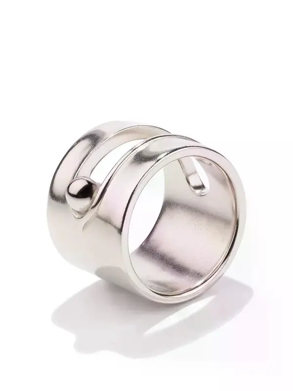GOOSSENS Large Boucle Ring - Silver