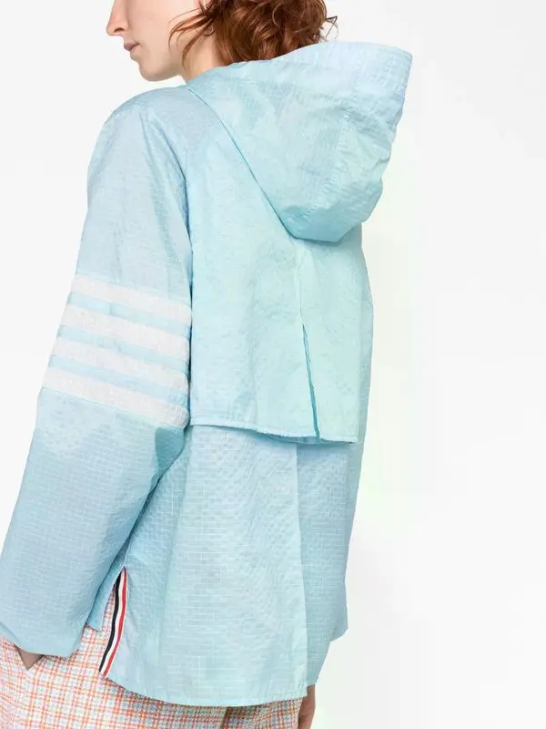 Thom Browne 4-bar Stripe Light Jacket - Blue