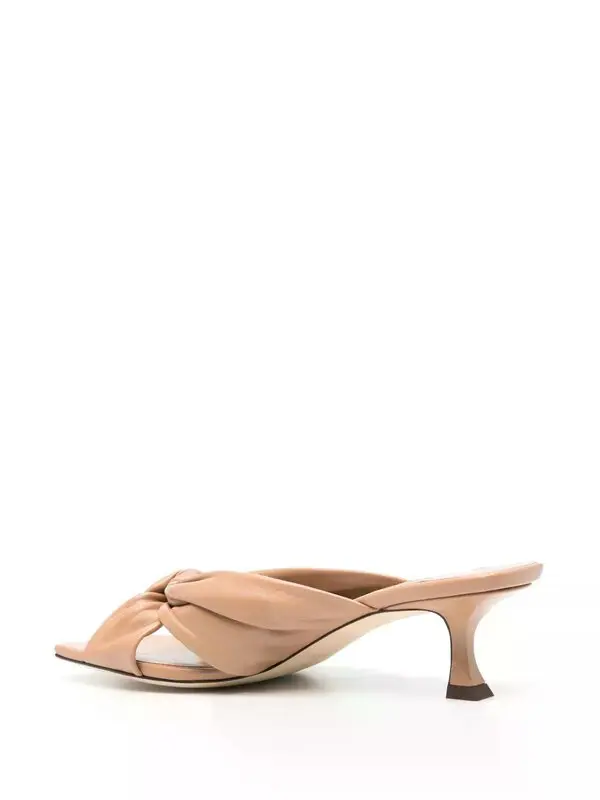 JIMMY CHOO Avenue 50mm Leather Mules