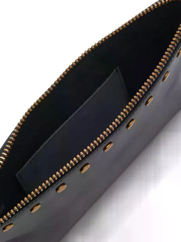 Isabel Marant Étoile Oskan Flat Pouch With Studs - Black