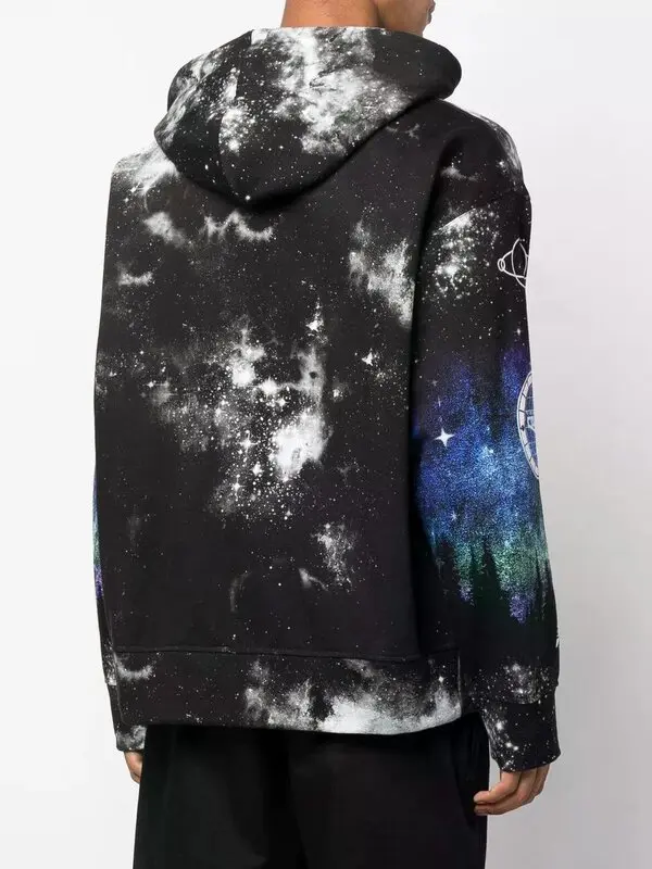 Versace Graphic-print Drawstring Hoodie