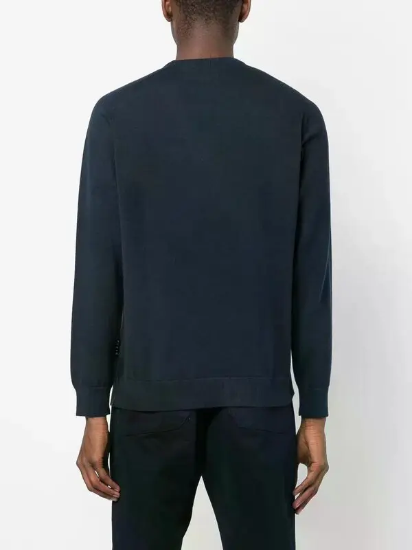 Philipp Plein Logo-plaque Jumper - Blue