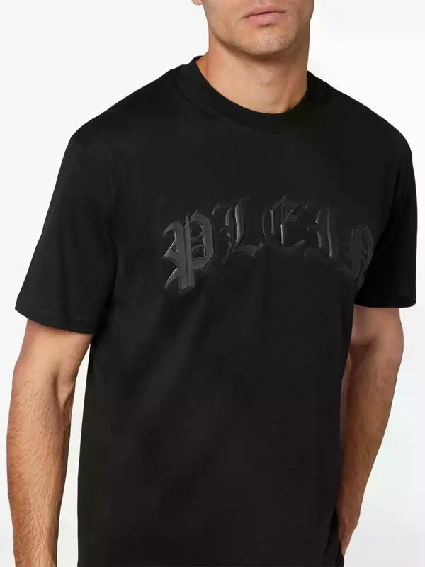 Philipp Plein Logo-appliqué Cotton T-shirt - Black
