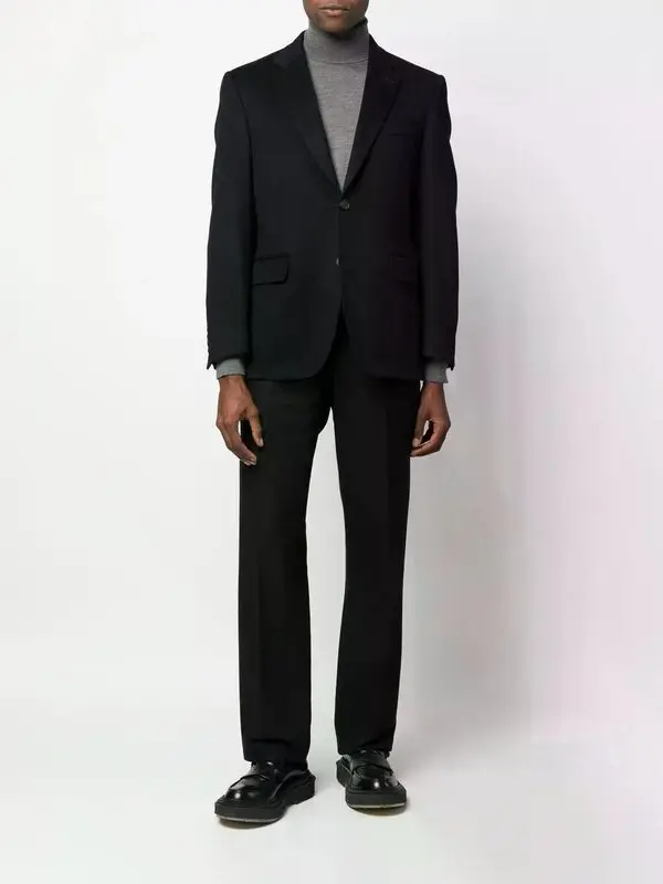 Canali Single-breasted Cashmere Blazer - Blue