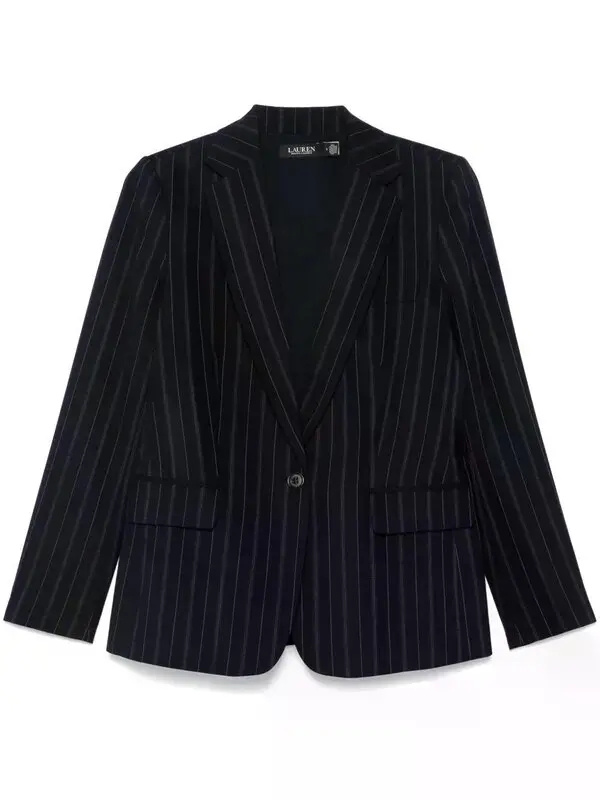 Ralph Lauren Pinstriped Stretch-wool Twill Blazer