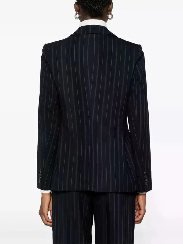 Ralph Lauren Pinstriped Stretch-wool Twill Blazer