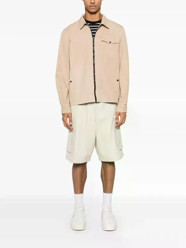 Woolrich Gabardine-weave Overshirt - Neutrals