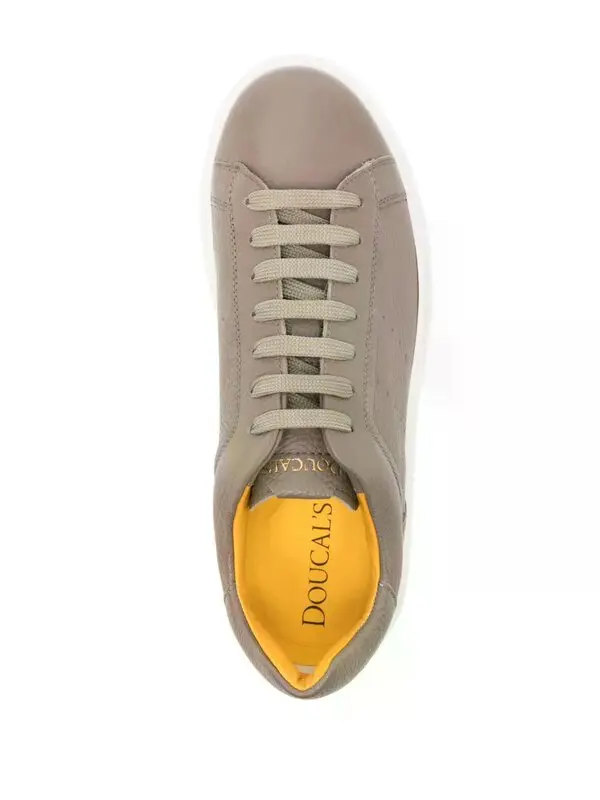 DOUCAL'S Flatform Leather Sneakers