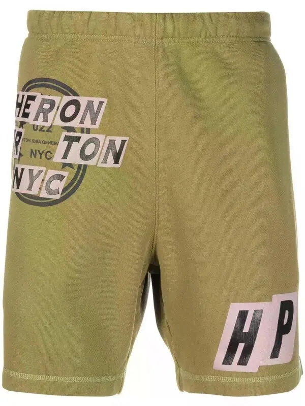 Heron Preston Logo-patch Track Shorts