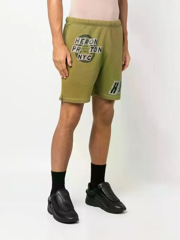 Heron Preston Logo-patch Track Shorts