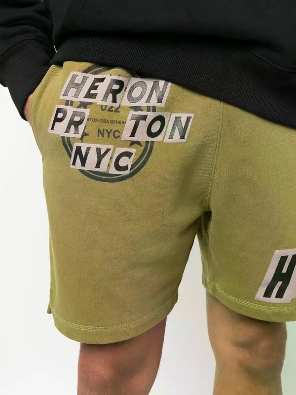 Heron Preston Logo-patch Track Shorts