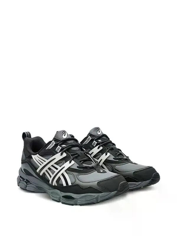 Asics Gel-nyc Utility Mesh-paneled Running Sneakers - Black