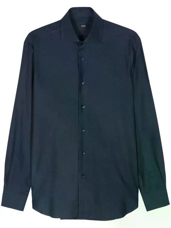 BARBA NAPOLI Long-sleeve Shirt - Blue