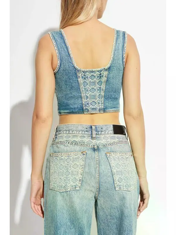 Amiri Ma Quad Corset Top