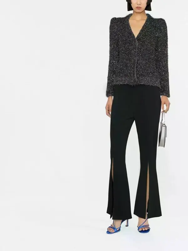 Alberta Ferretti Metallic Knitted Jacket