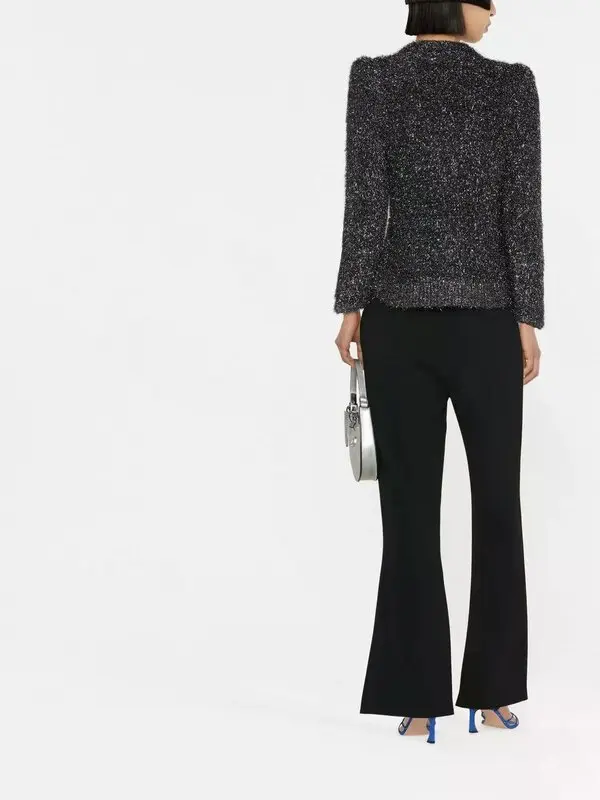 Alberta Ferretti Metallic Knitted Jacket