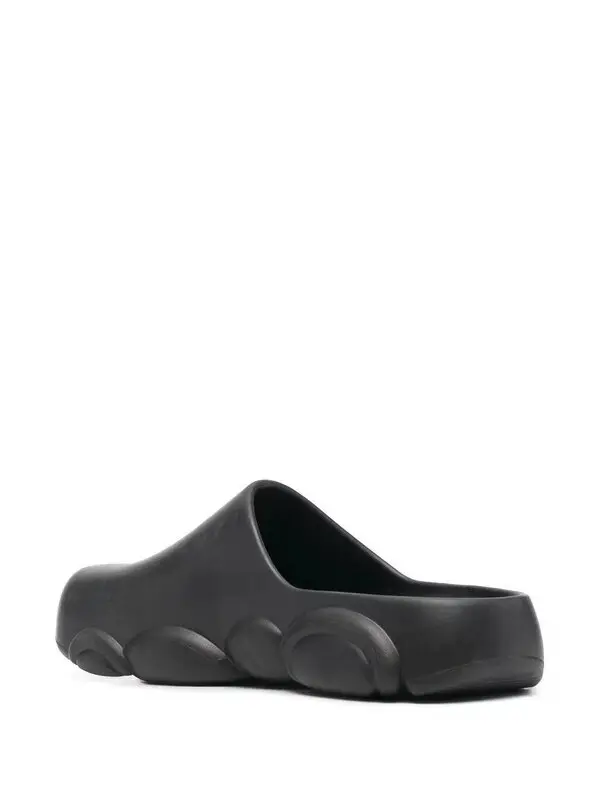 Moschino Logo Embossed Mules